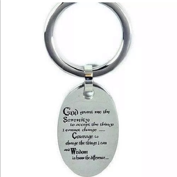 Accessories | Serenity Prayer Stainless Steel Keychain | Poshmark
